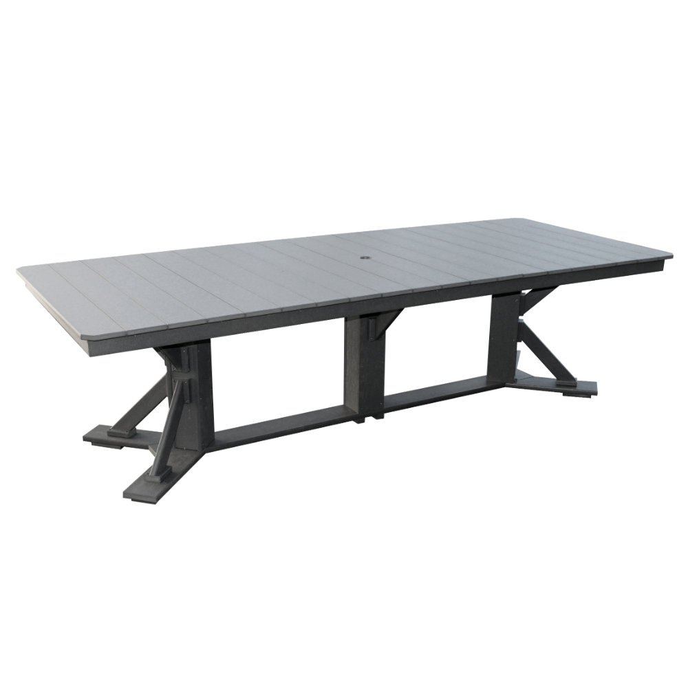 108" x 42" Patio Height Table Straight Brace - Patio Furniture Industries