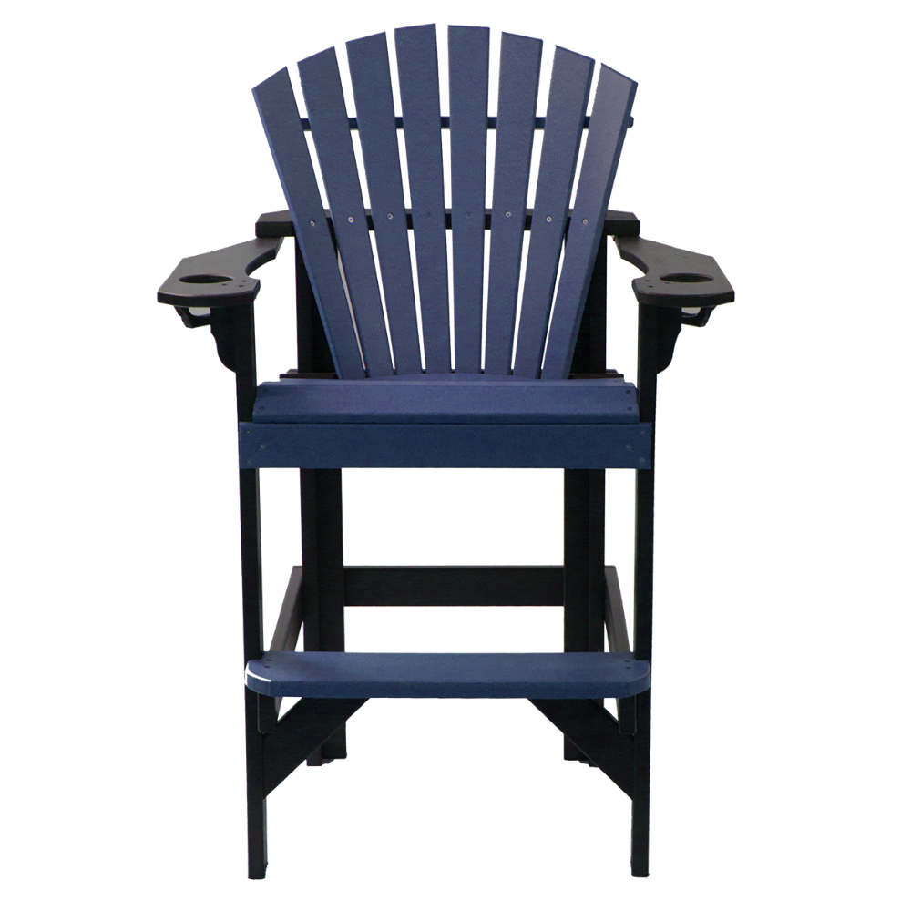 Bar Height Stationary Chair Round Back - Patio Furniture Industries